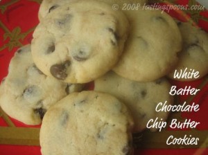 Chocolate Chip White Batter Butter Cookies | TastingSpoons